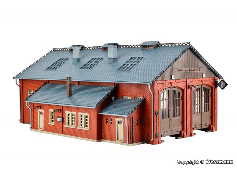 H0-LOKSCHUPPEN 2-STÄNDIG Viessmann-Kibri-Vollmer Modellbau 45753