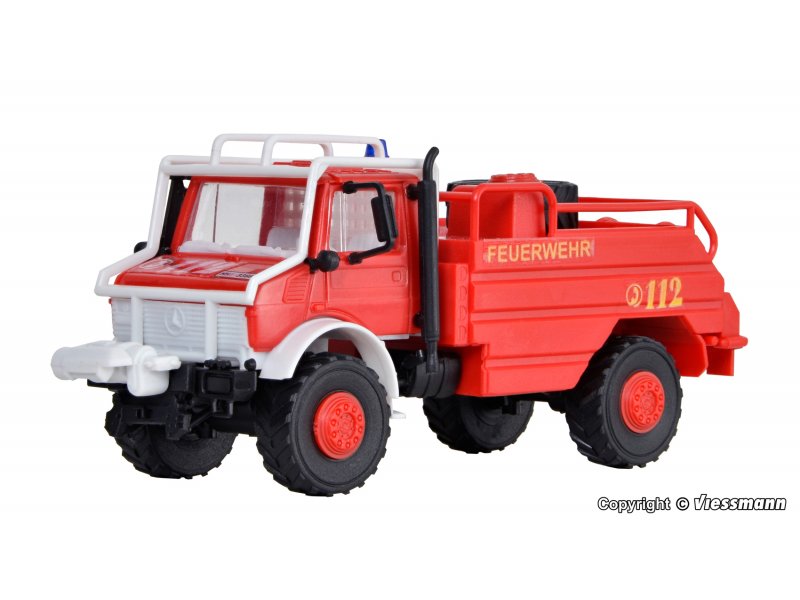 H0 UNIMOG FW Waldbrandlöschfa Viessmann-Kibri-Vollmer Modellbau 18270